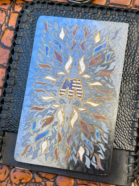 Timascus "Black Jack" Cutting Card™ – Mummert Knives